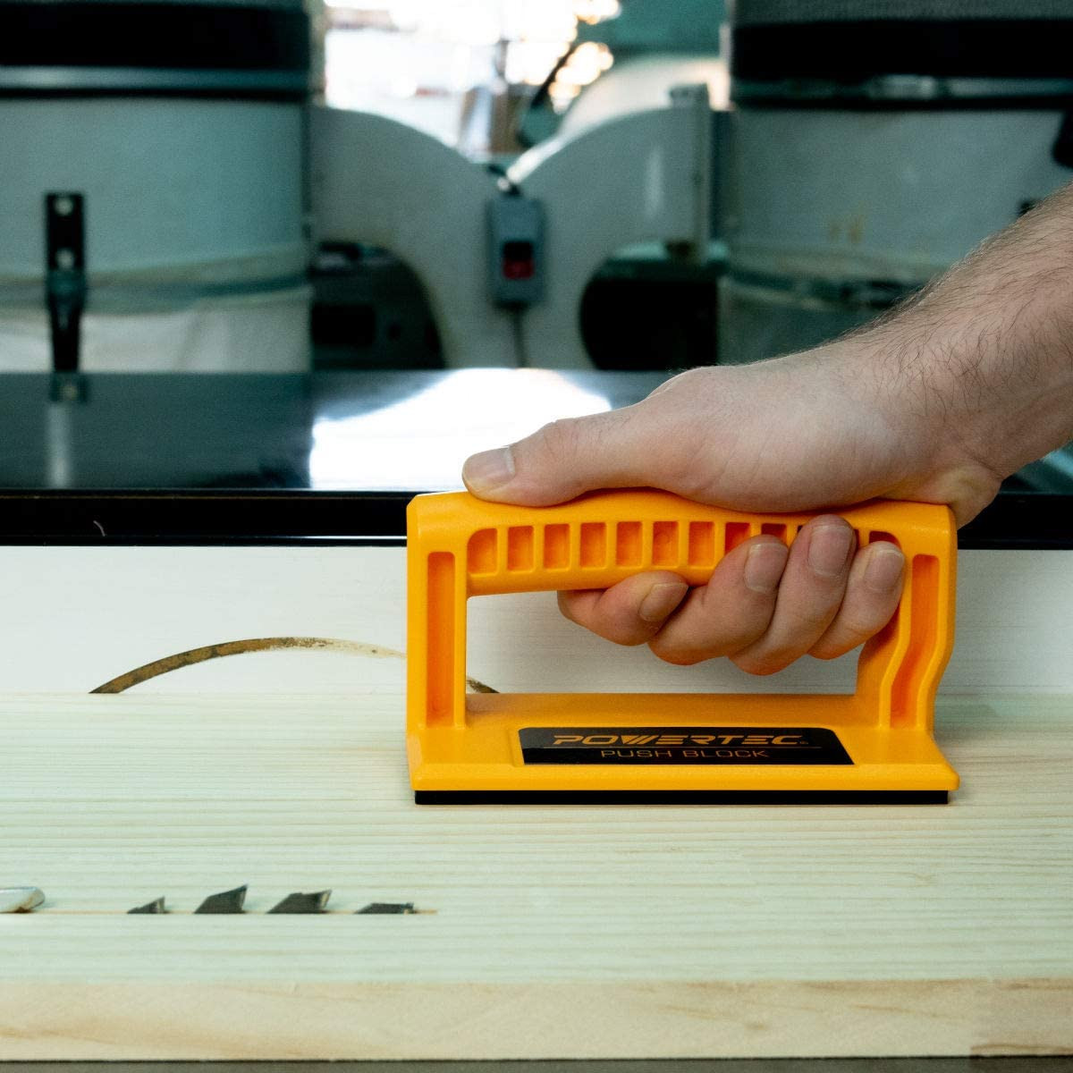 Powertec Deluxe Push Block Ergonomic Handle with Max Grip