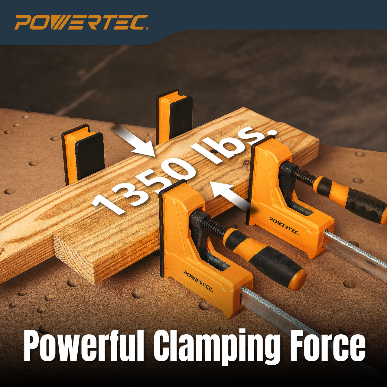 Parallel Clamps | Jaw Bar Clamp Spreader 24", 48"- 2 PK | POWERTEC ...