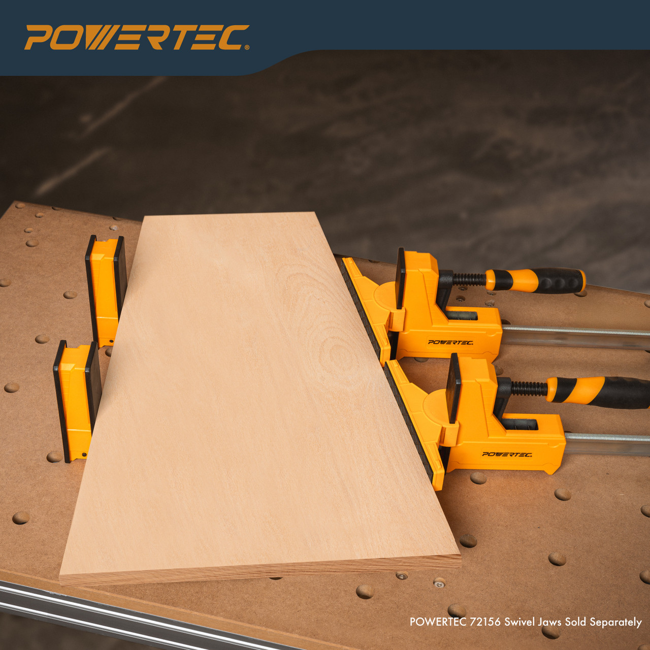Parallel Clamps | Jaw Bar Clamp Spreader 24", 48"- 2 PK | POWERTEC ...