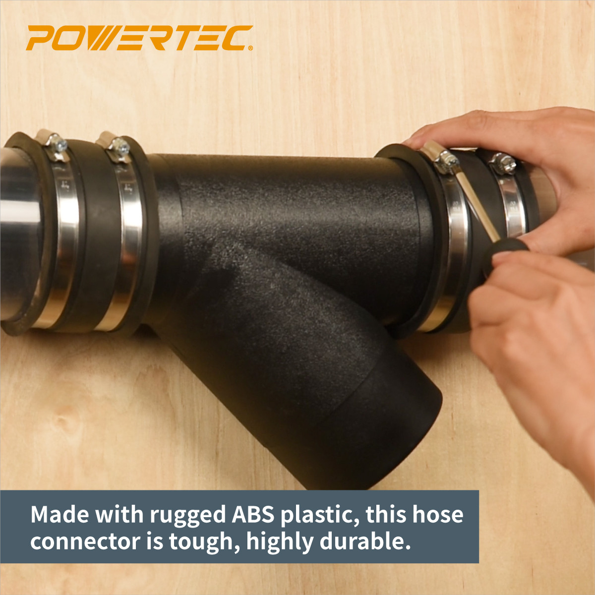 POWERTECY-Fitting Dust Hose Connector 4" | Wood Saw Dust Collection ...