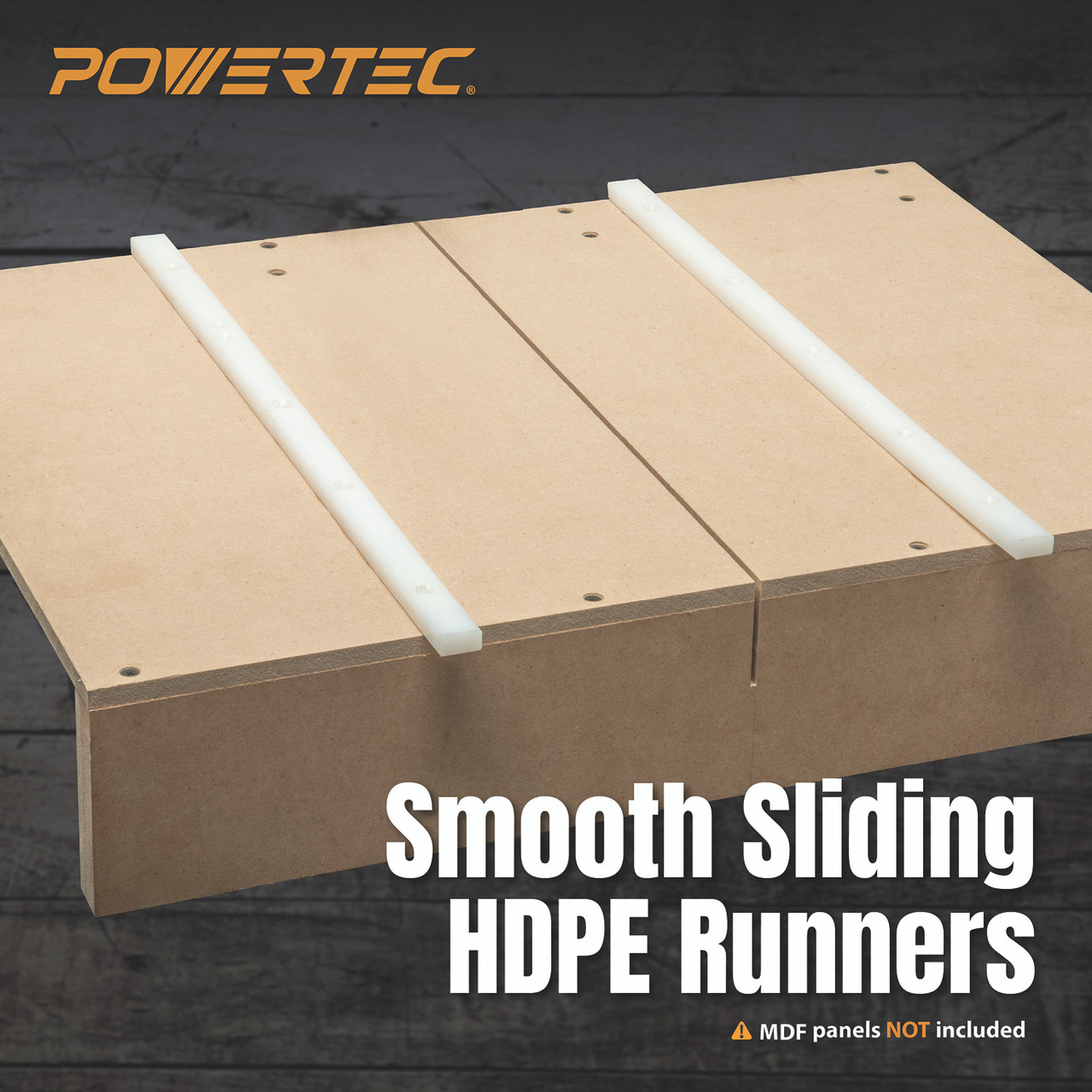 Table Saw Sled and Blade Guard Kit - POWERTEC | Table Saw Crosscut Sled ...