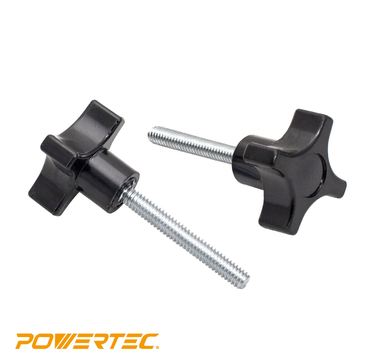 4-Point Stud/Screw Knob 1/4"-20, 1", 2" long | POWERTEC Cabinet ...