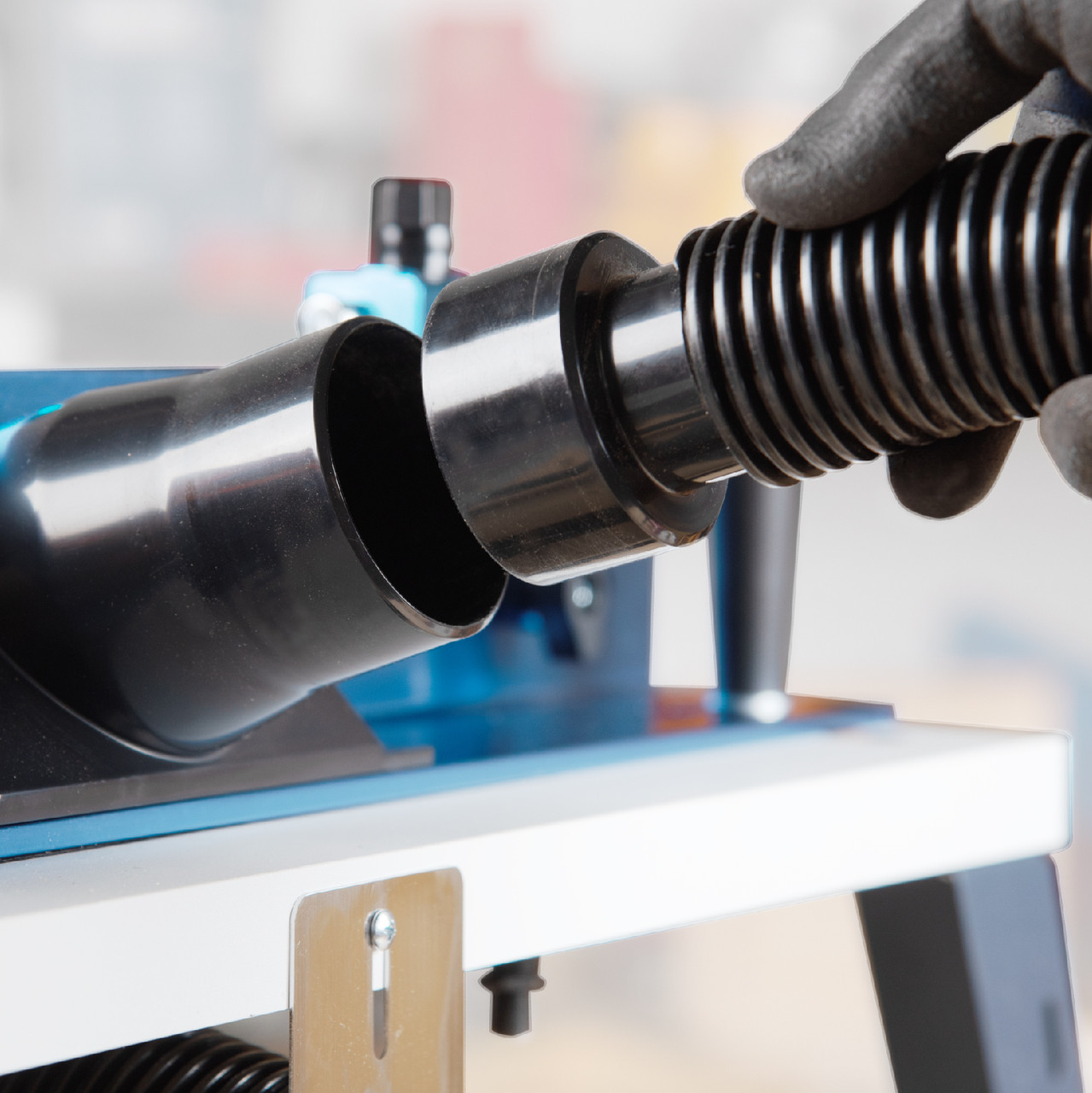 Router Table Dust Collection System-POWERTEC 70331 | Woodworking Dust ...