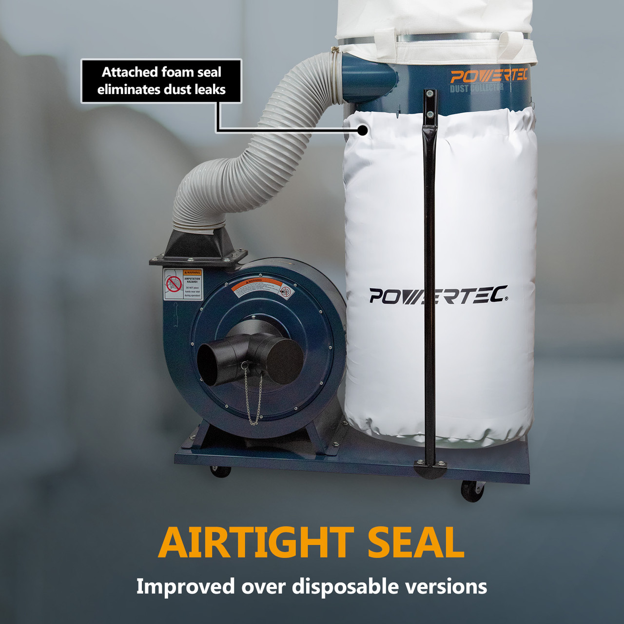 Dust Collector Lower Bag 70351 20" Dia. x 30" with Zipper, 1 PK ...