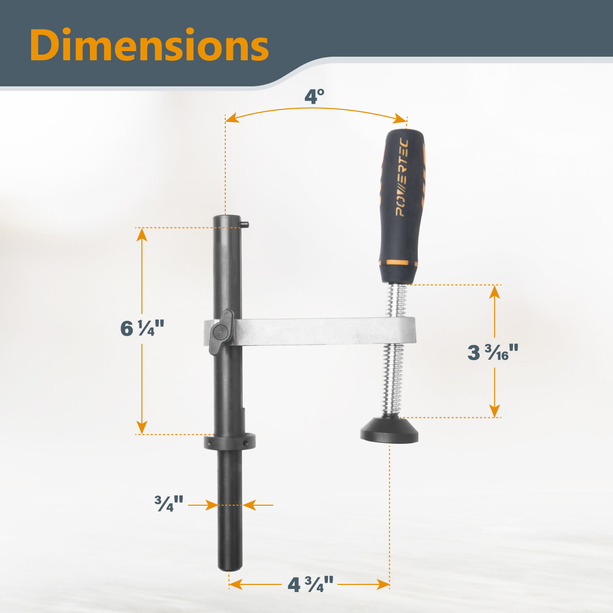 71530 Workbench Holdfast Clamp, Fits 3/4" Bench Dog Holes, 1 PK ...
