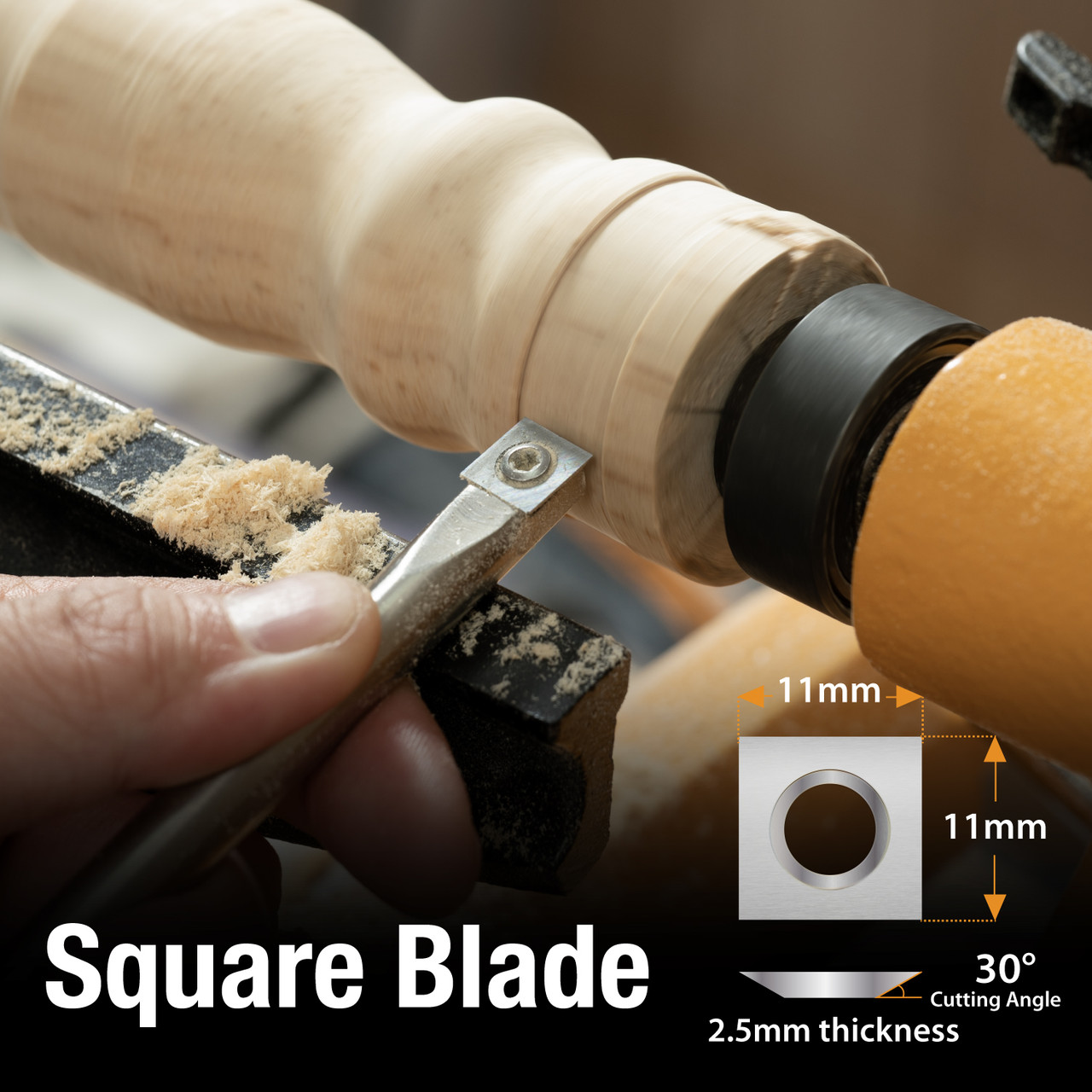 71825 Carbide Tipped Woodturning Tool, 3 Piece Set