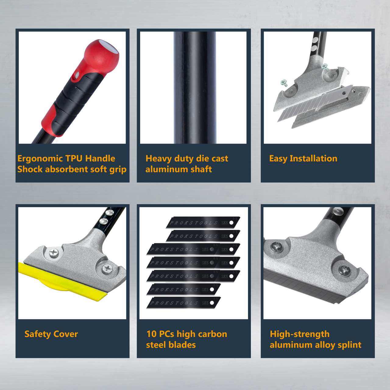 71977 24” Heavy Duty Razor Scraper