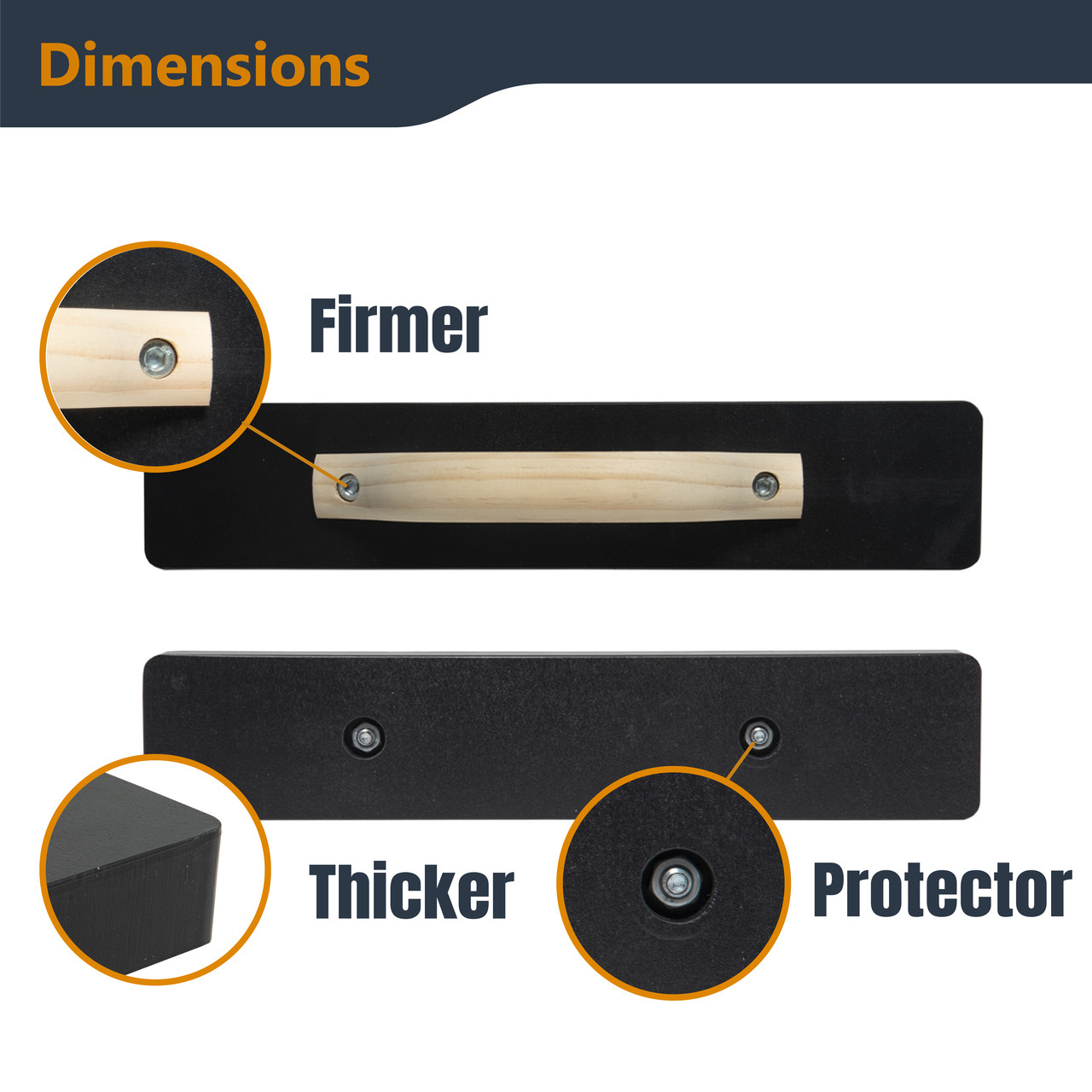 POWERTEC Tapping Block for Vinyl Plank Flooring, Hammer-Free Laminate ...