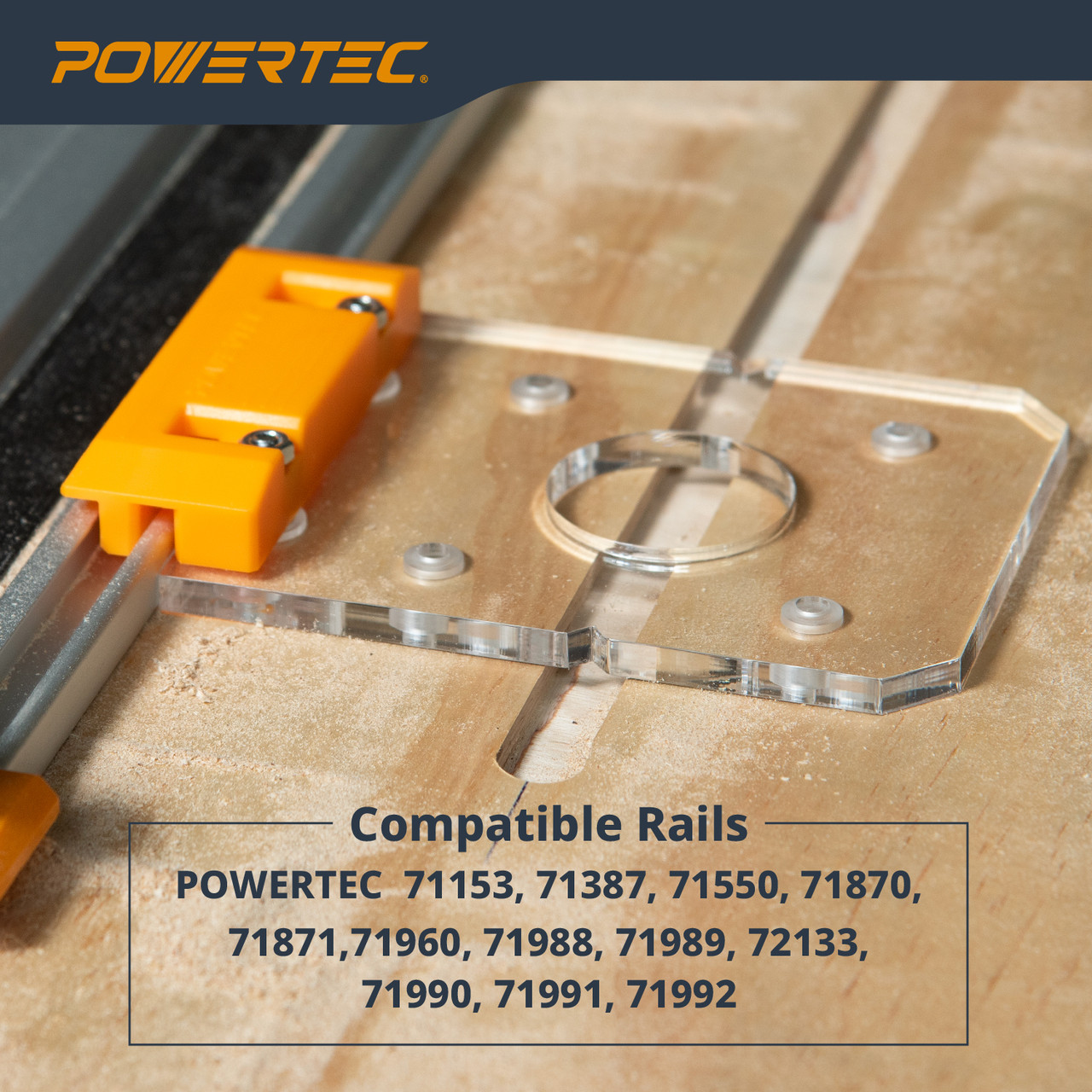 Router Guide Rail Adapter for Makita RT0701C/XTR01Z/DRT50 - POWERTEC