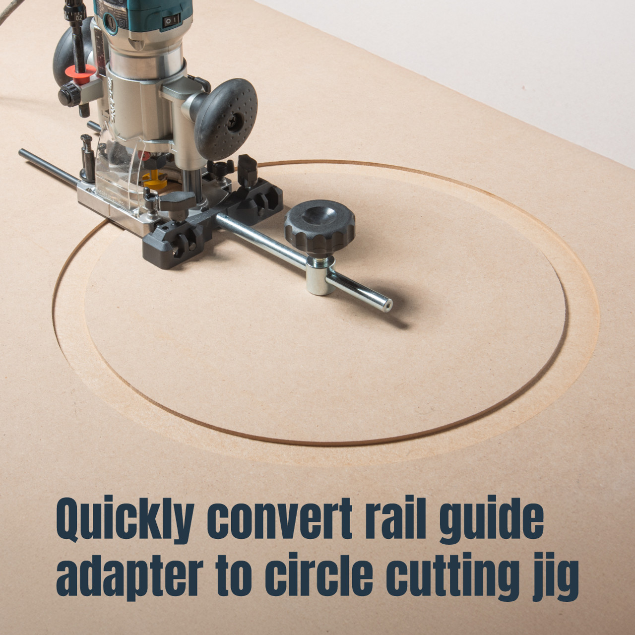 71942 Router Guide Rail Adapter System With Circle Cutting Jig for ...
