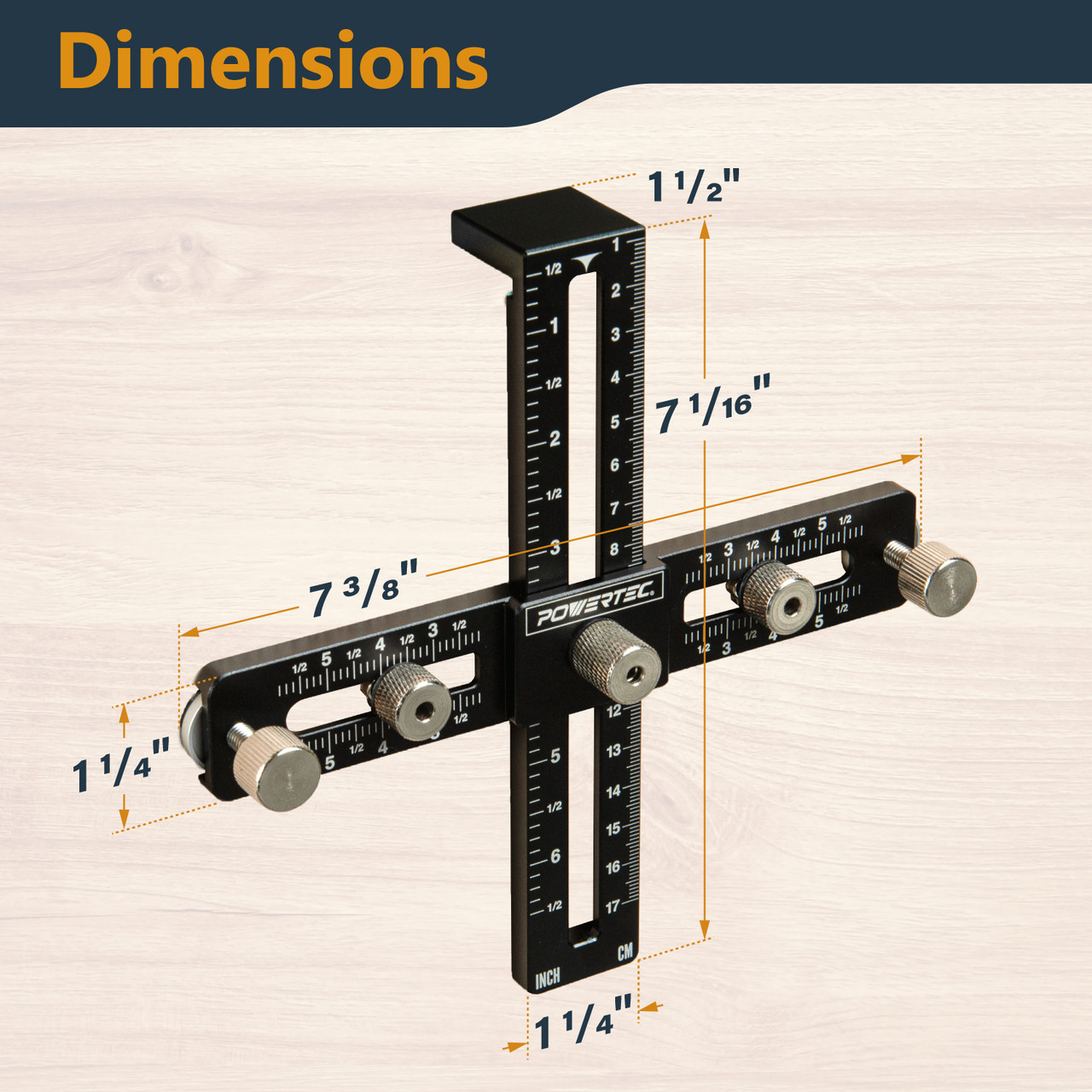 72186 Cabinet Hardware Jig for Knobs, Handles & Pulls