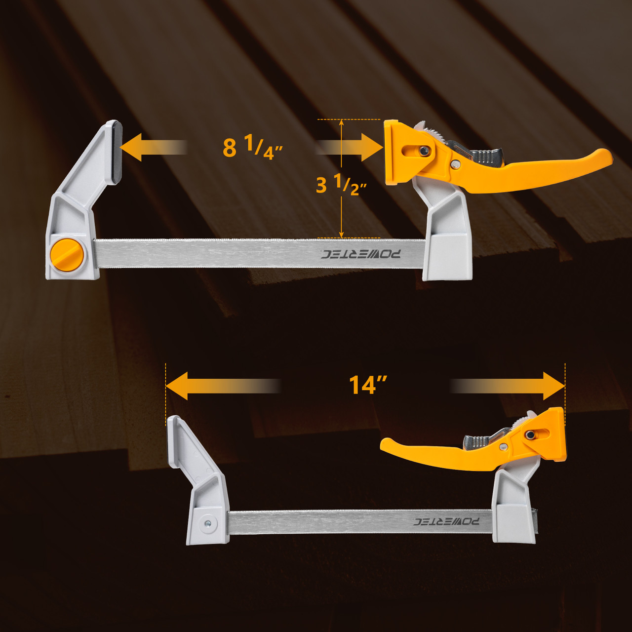 72120 8-Inch Bar Clamps (2-Pack)