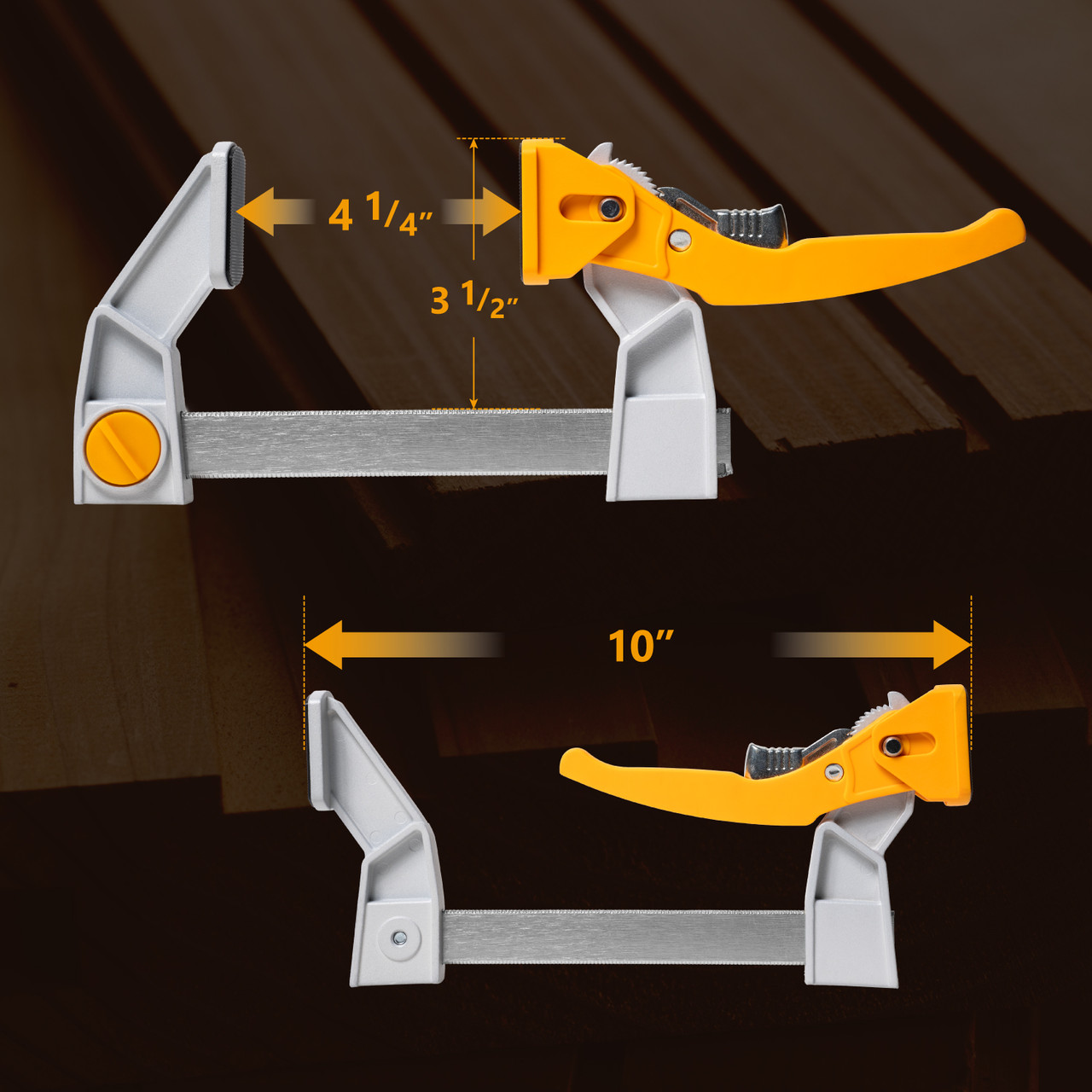 72121 4-Inch Bar Clamps (2-Pack)