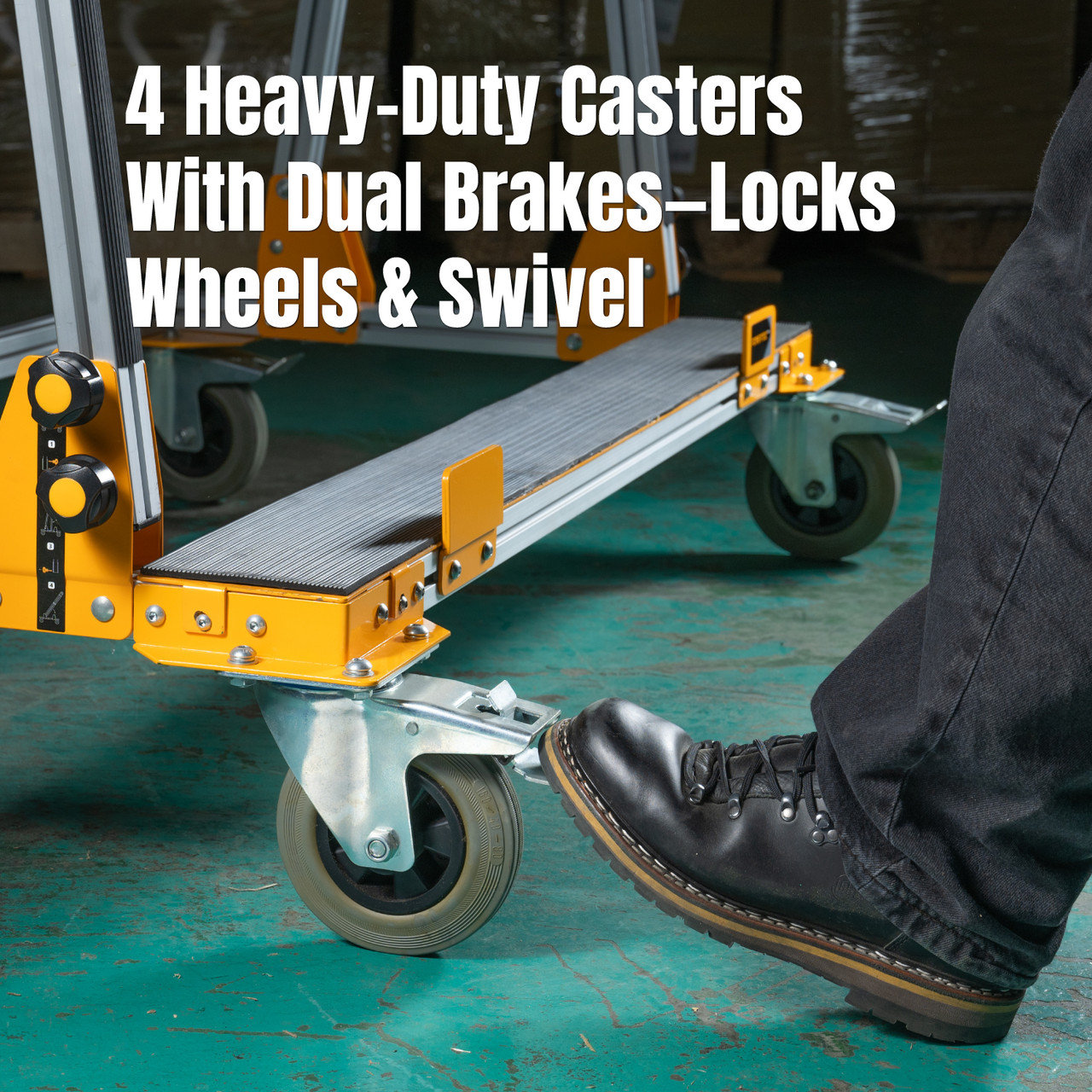 71983 Large Format Tile & Slab Transport Cart - Heavy Duty, Foldable ...