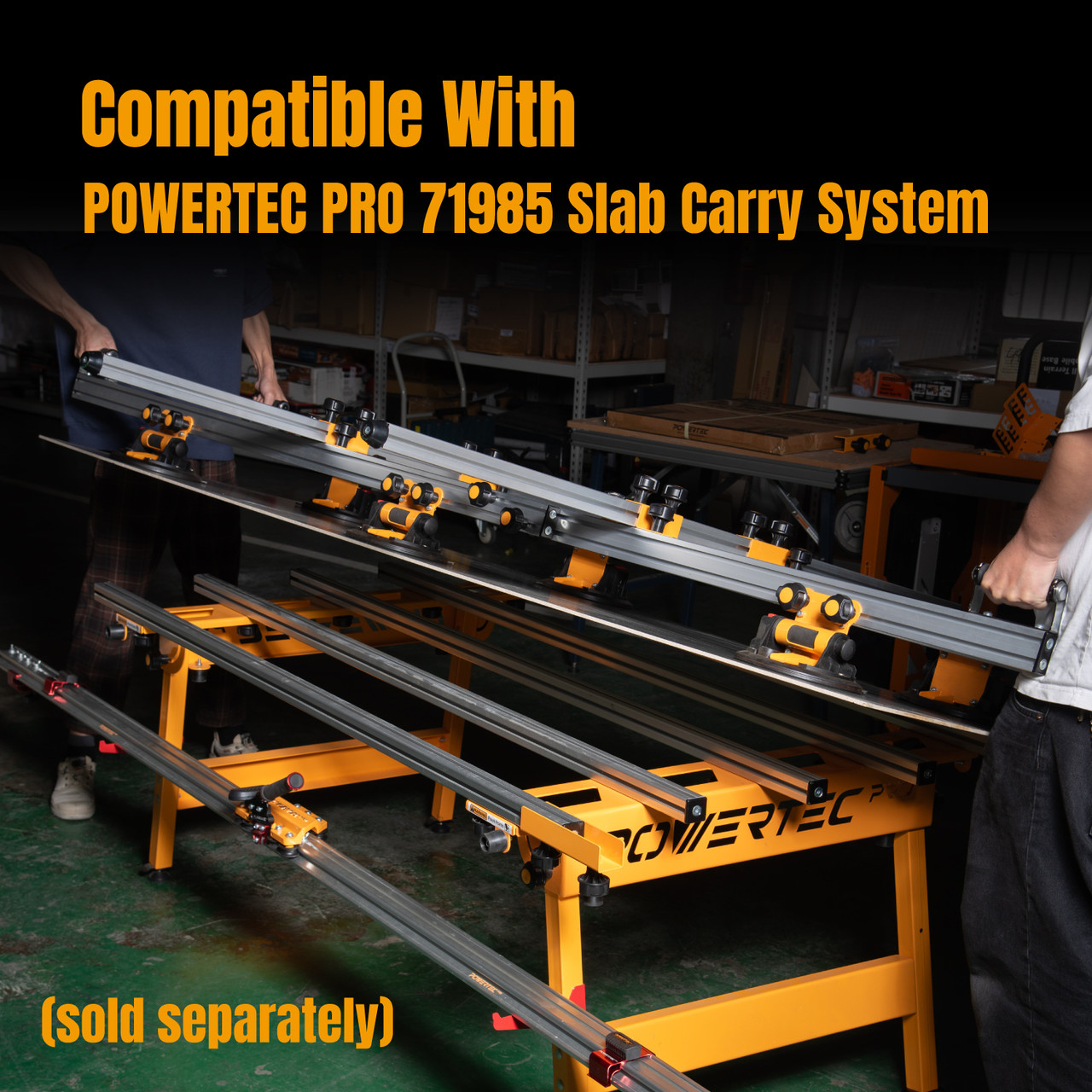 Heavy Duty Large Format Tile & Slab Foldable Work Table 1,100 lbs Capacity
