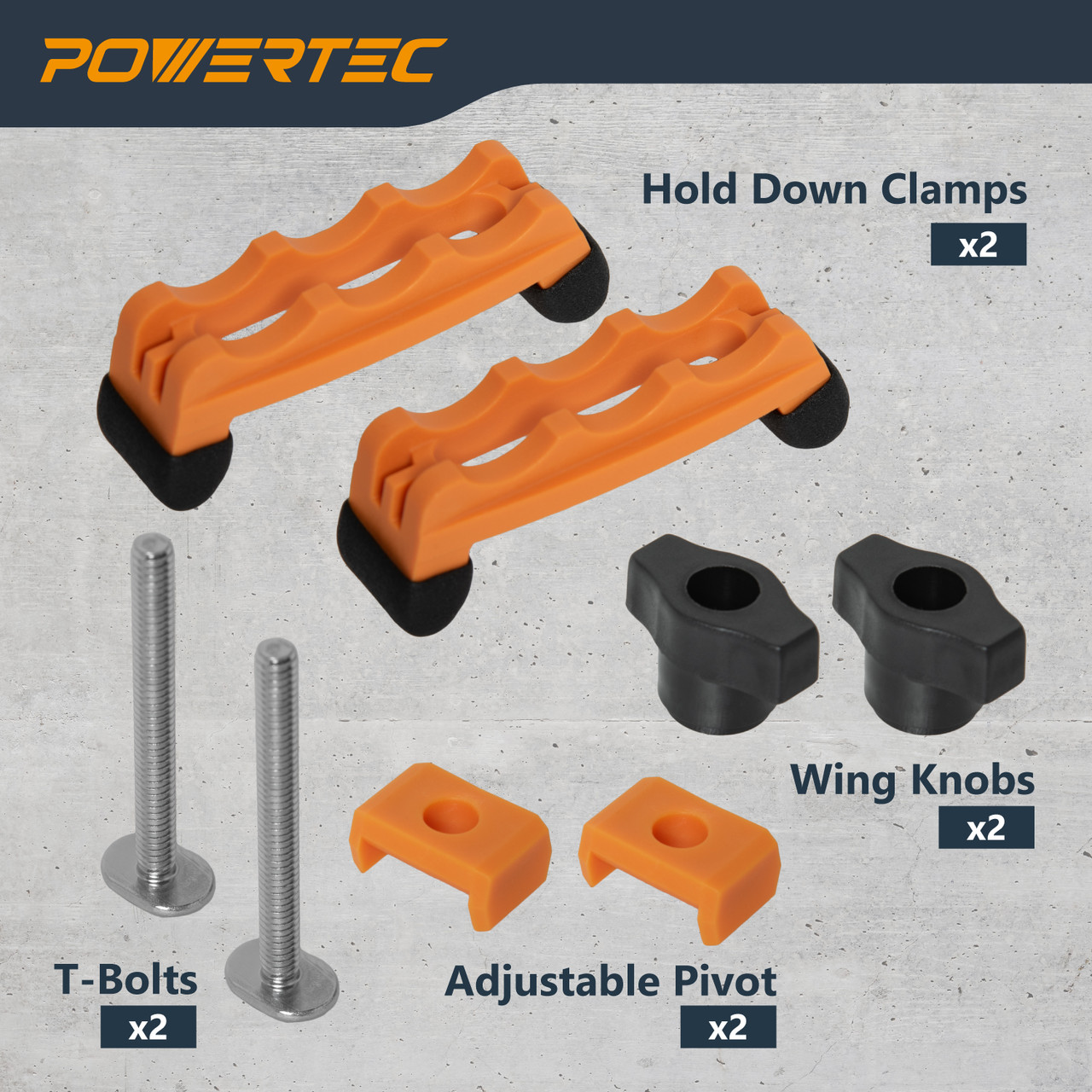 71786 Adjustable Mini Hold Down Clamps, Multi-Positionable T Track Clamp