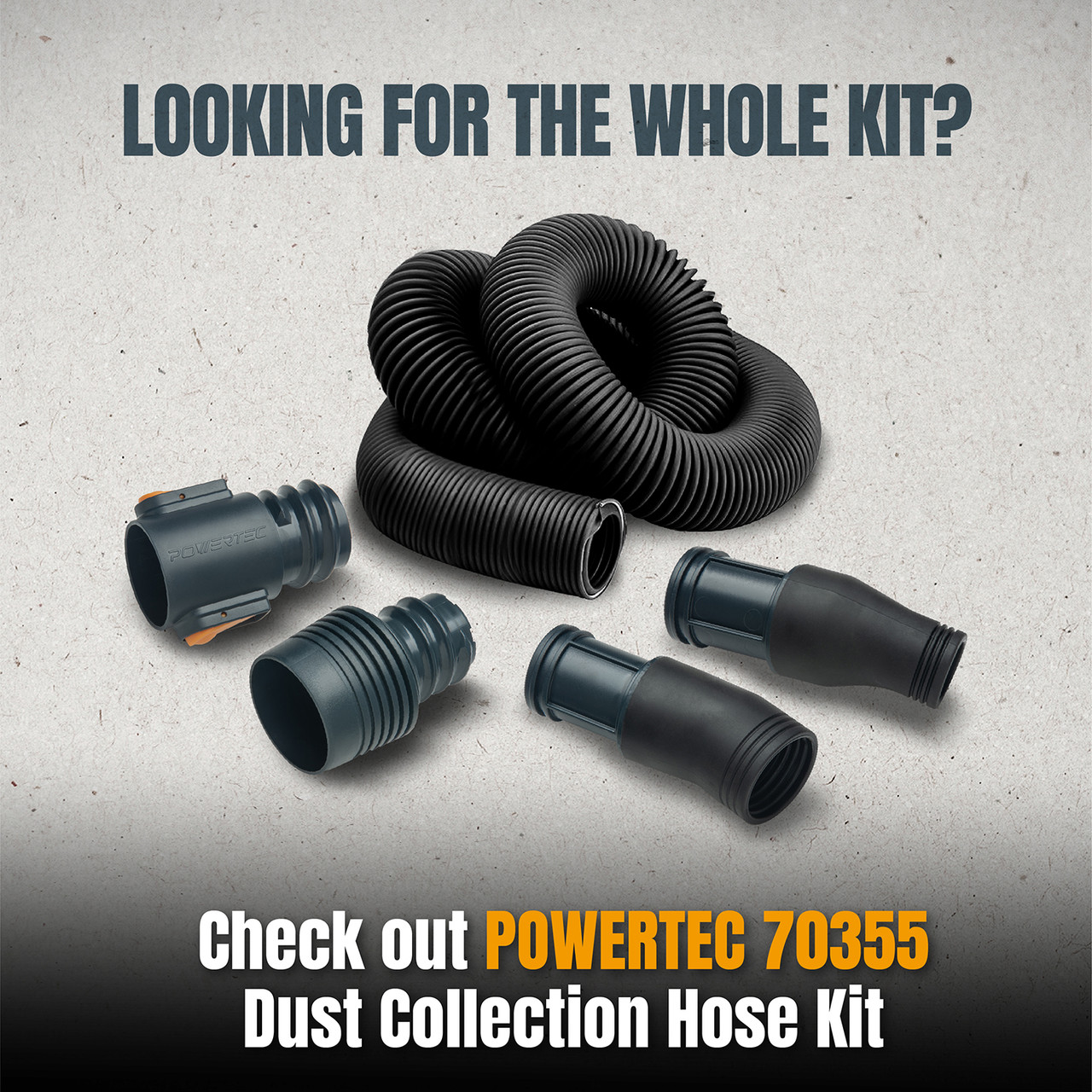 70456 Hose Adapter for POWERTEC Quick Change Fittings, 1PK