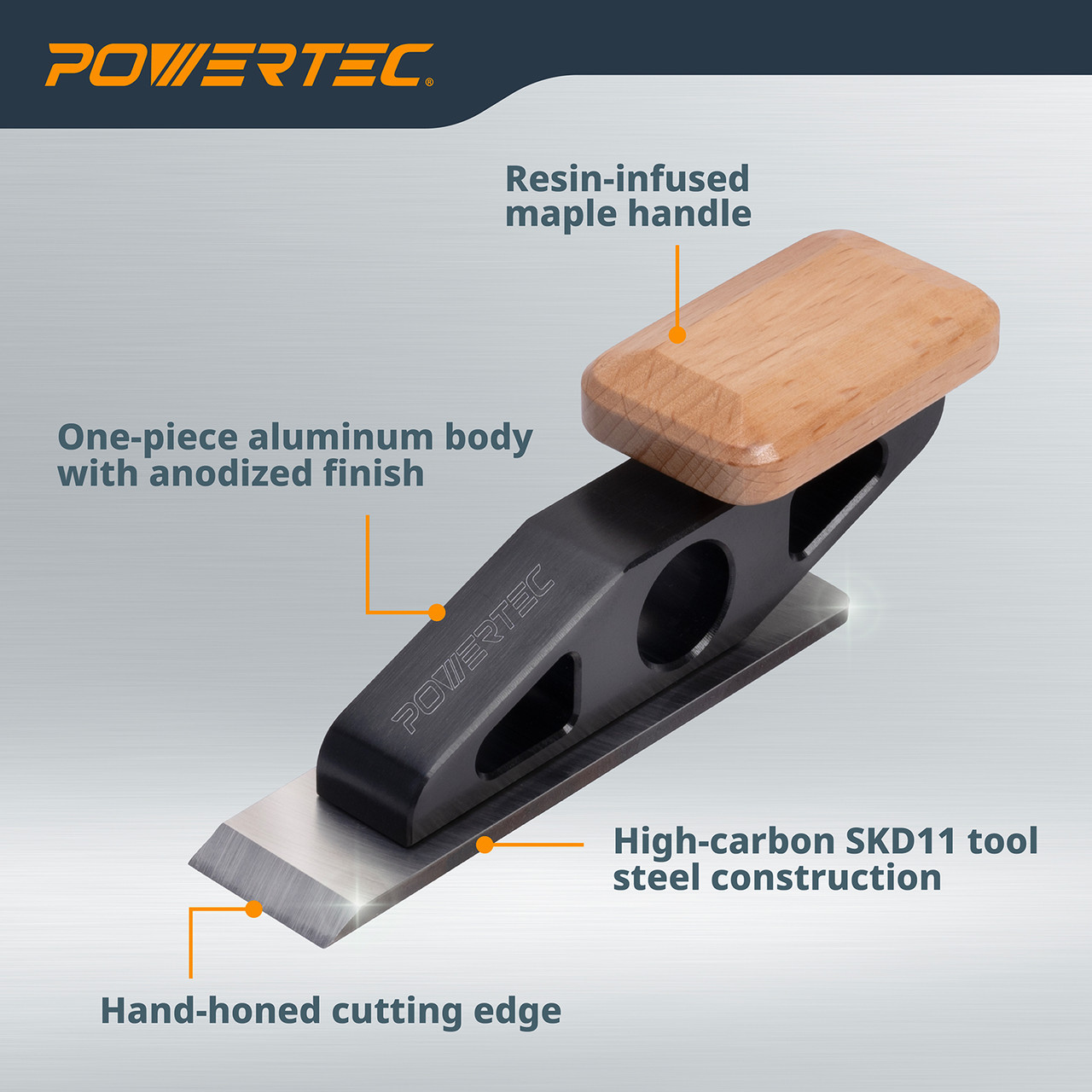 72162 Chisel Plane with Flat Blade, 1 PK