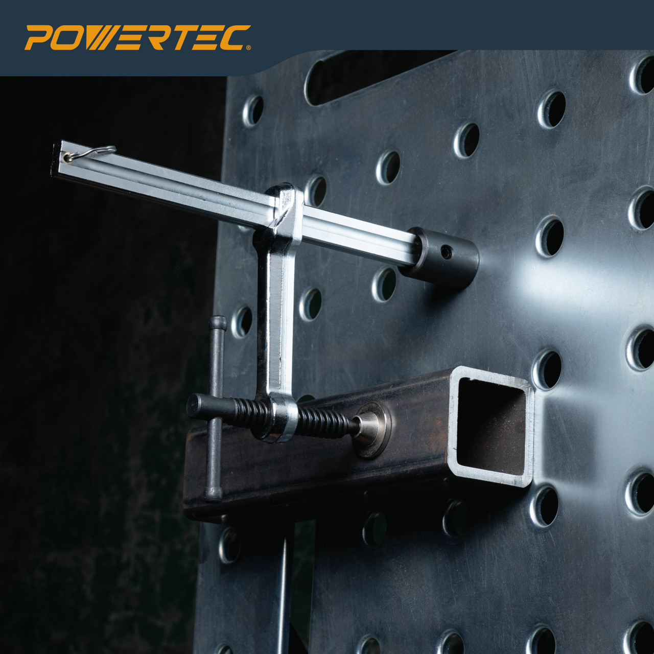 72244-P2 Welding Clamp 2 PK, Workbench Screw Clamps with T handle