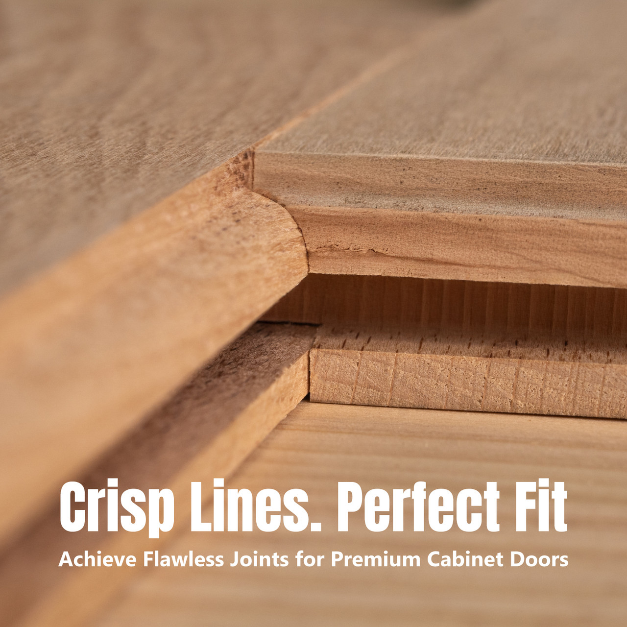 Cabinet Door Rail & Stile Router Bit Set - POWERTEC