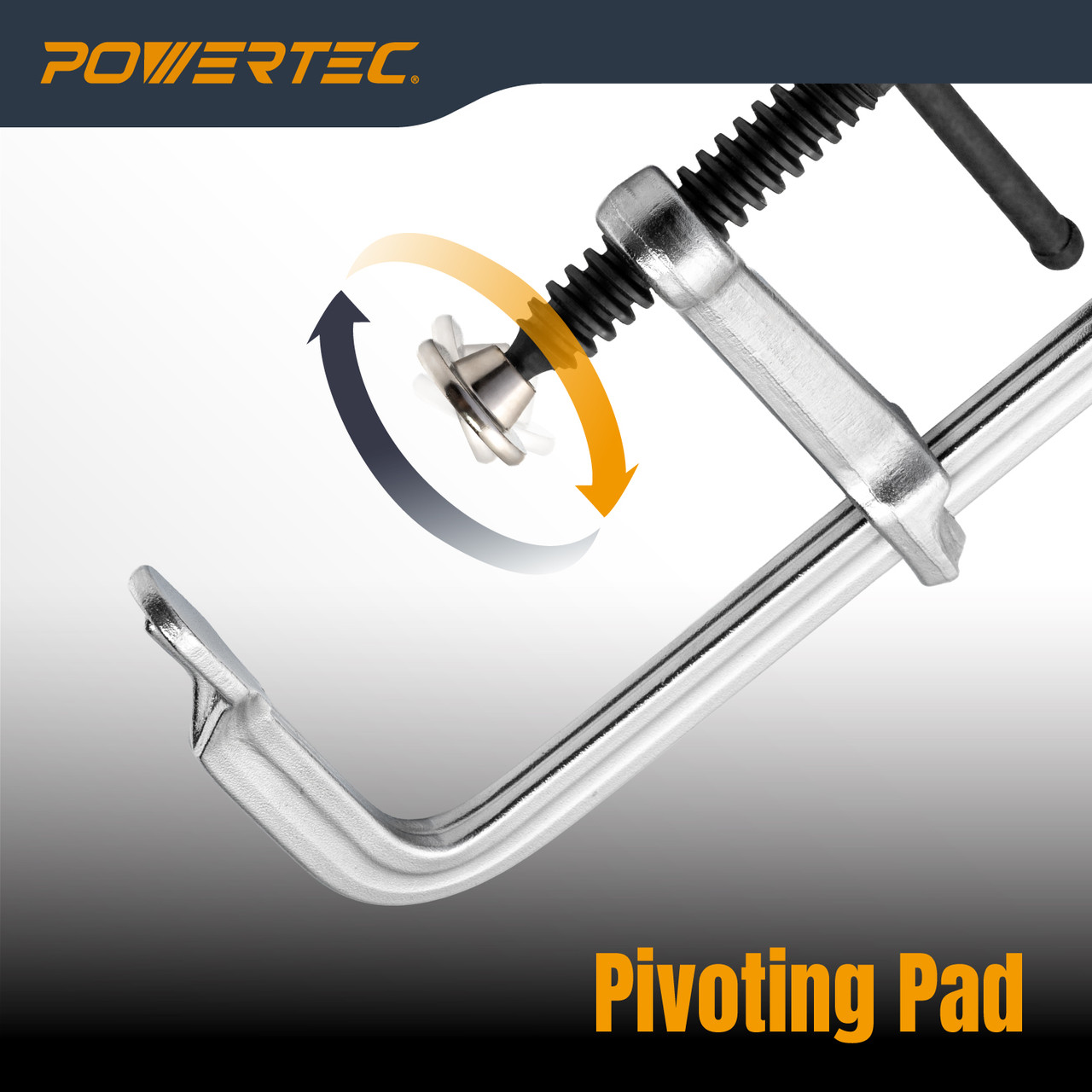 12" Heavy Duty F-Style Bar Clamps, 480 lb – POWERTEC