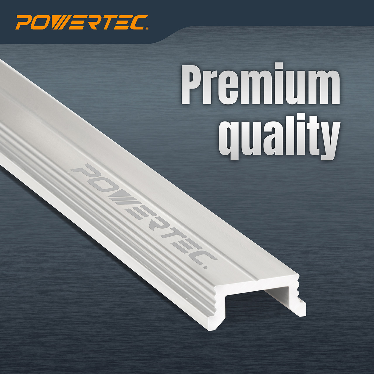 32-Inch Aluminum Miter T-Bar for Sliding Jigs – POWERTEC