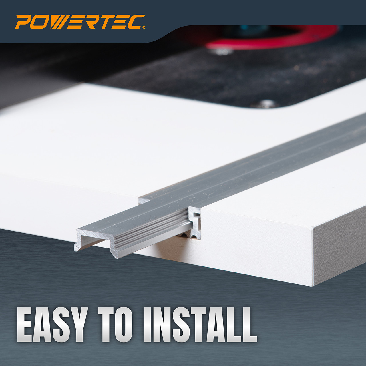 32-Inch Aluminum Miter T-Track & T-Bar Set for Jigs – POWERTEC