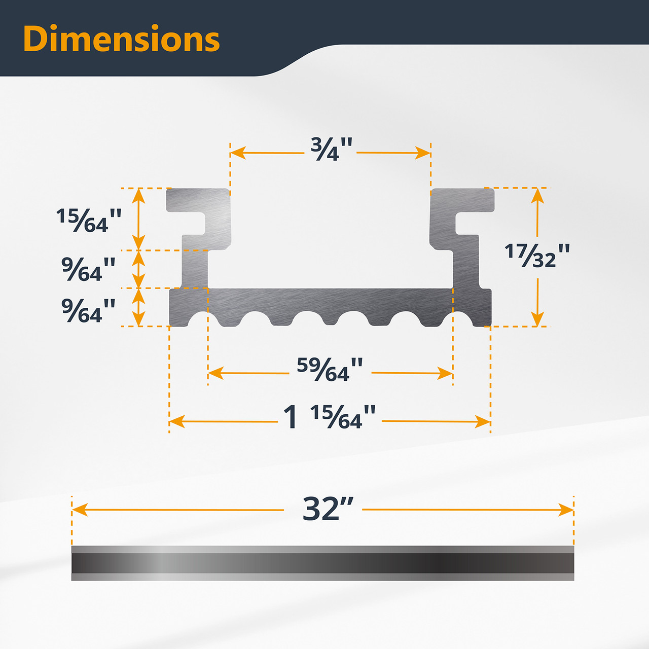 32-Inch Aluminum Miter T-Track & T-Bar Set for Jigs – POWERTEC