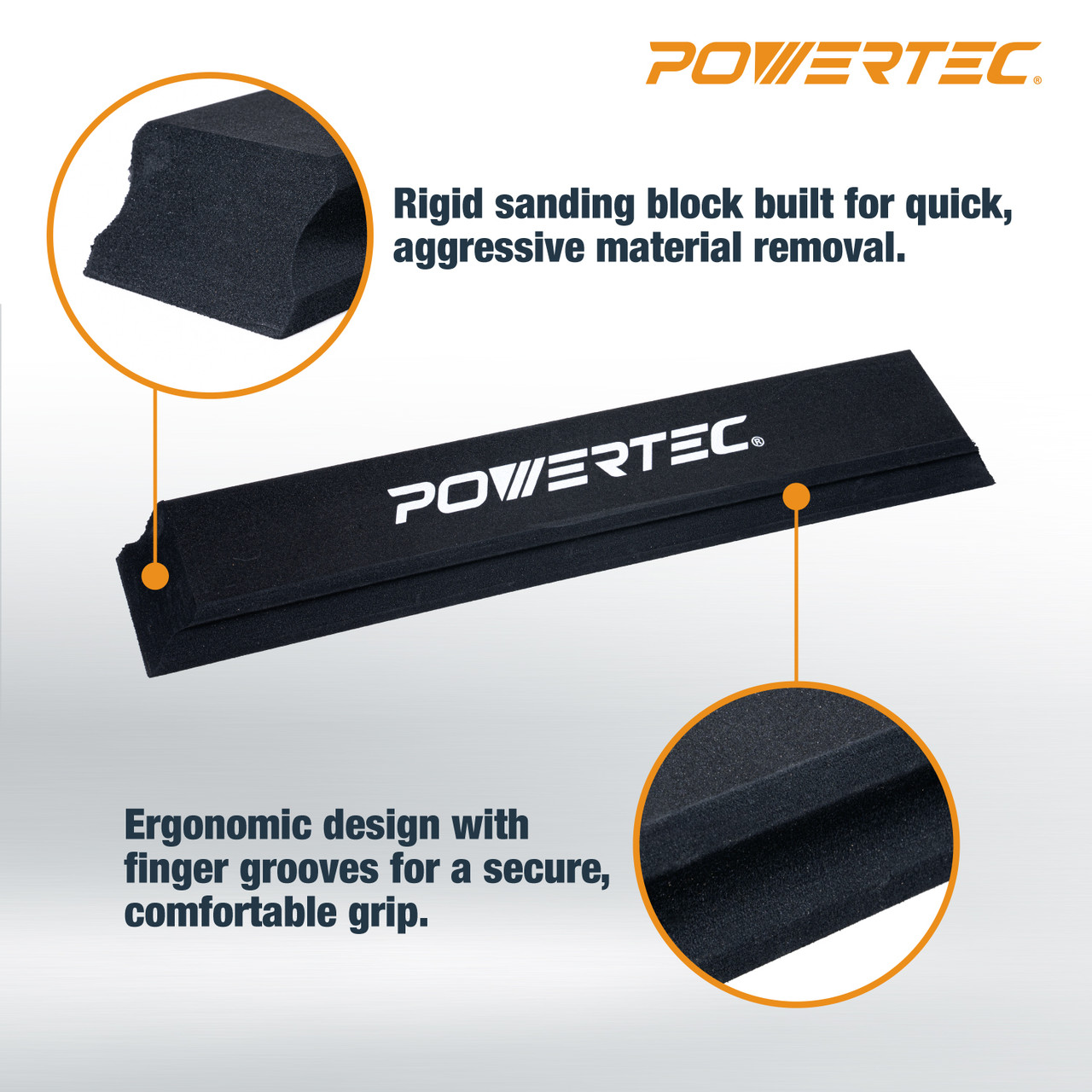 16-Inch PSA Sanding Block for Auto Body & Woodworking – POWERTEC