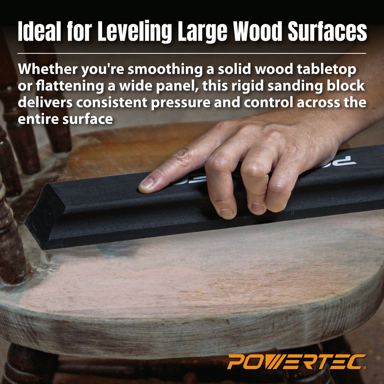 16-Inch PSA Sanding Block for Auto Body & Woodworking – POWERTEC