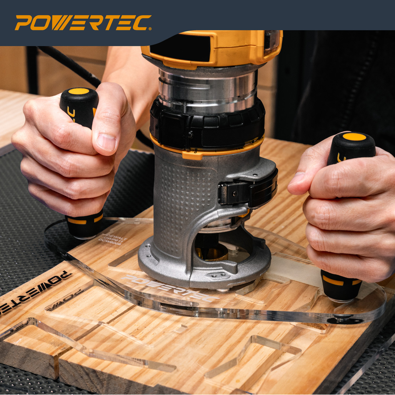72314 6x11" Dual Handle Router Base, DeWalt DWP611