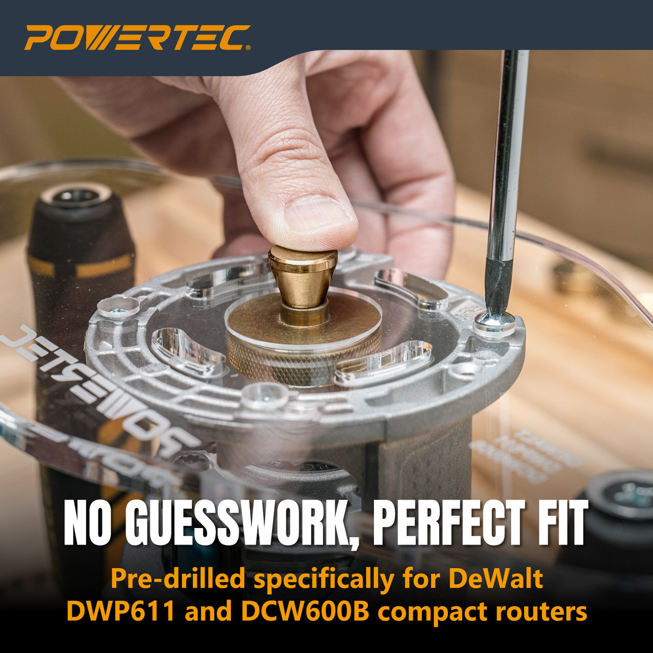 72314 6x11" Dual Handle Router Base, DeWalt DWP611
