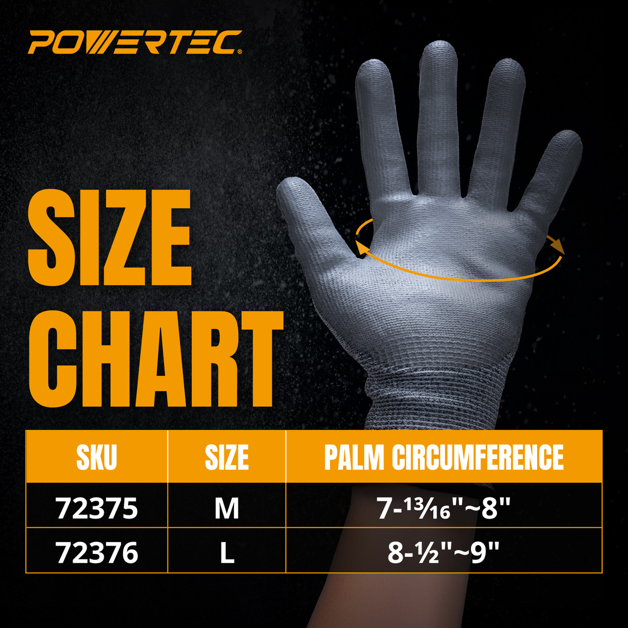 72375 Cut-Resistant Gloves ANSI A5, Touchscreen, Size M