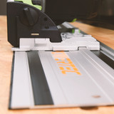 POWERTEC 55 inch Track Saw Guide Rail for Makita or Festool Track Saws