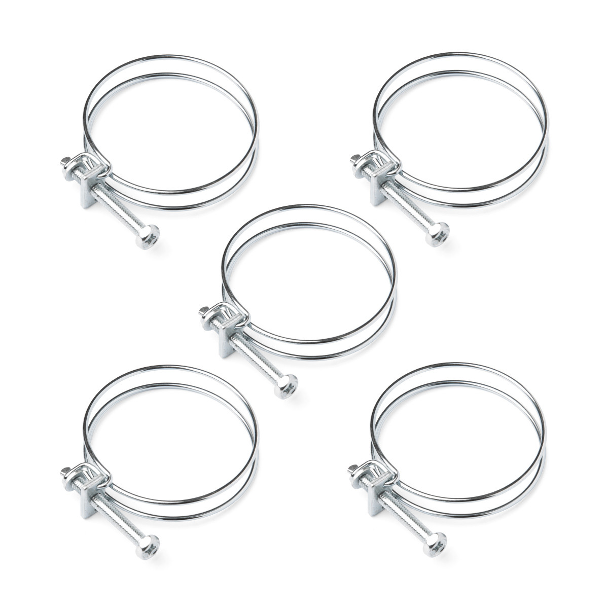 4-Inch Double Wire Hose Clamp | POWERTEC Saw Dust Collection ...