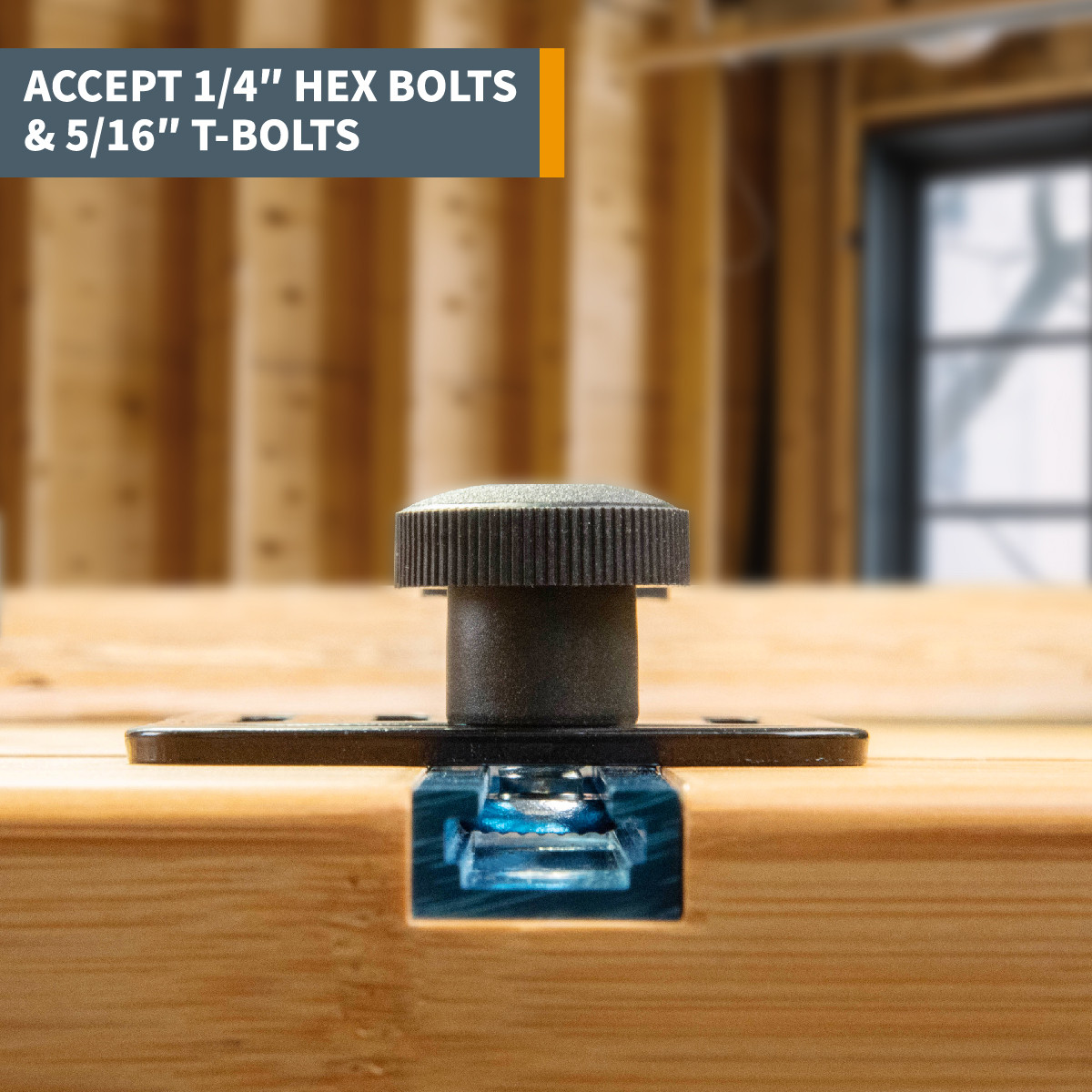 Toggle Clamp Mounting Plate-POWERTEC | Woodwork T Track & T-Track ...