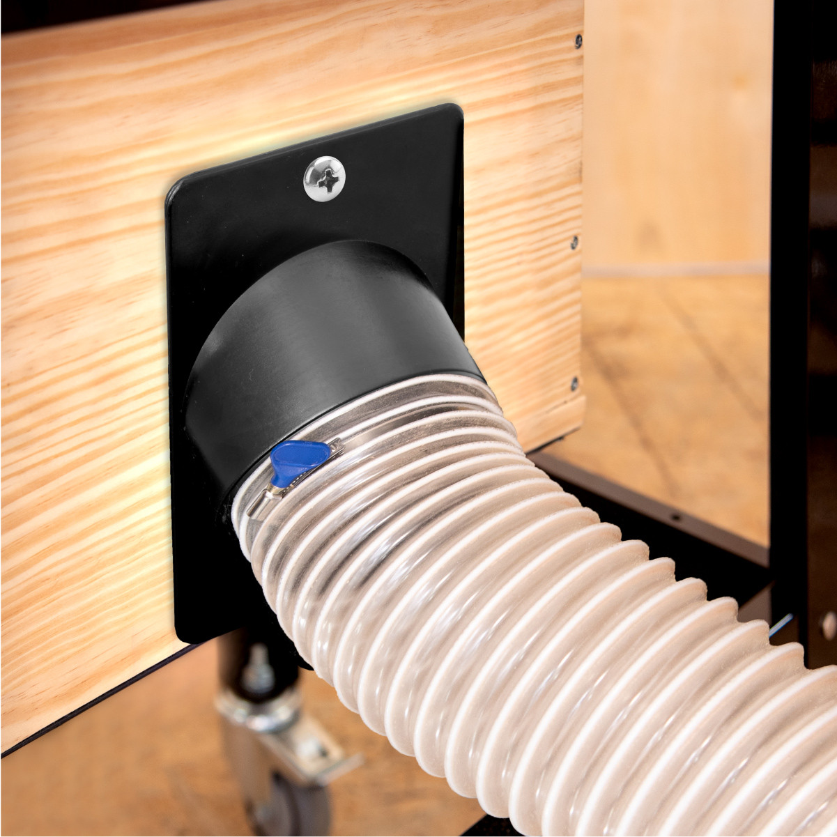 70153 Angled Dust Port, 4" - POWERTEC