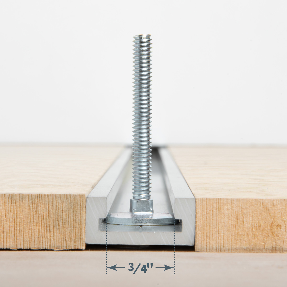 Miter Slot T-Bolts for Miter Slots 3/4" x 3/8" - 10PK | POWERTEC ...