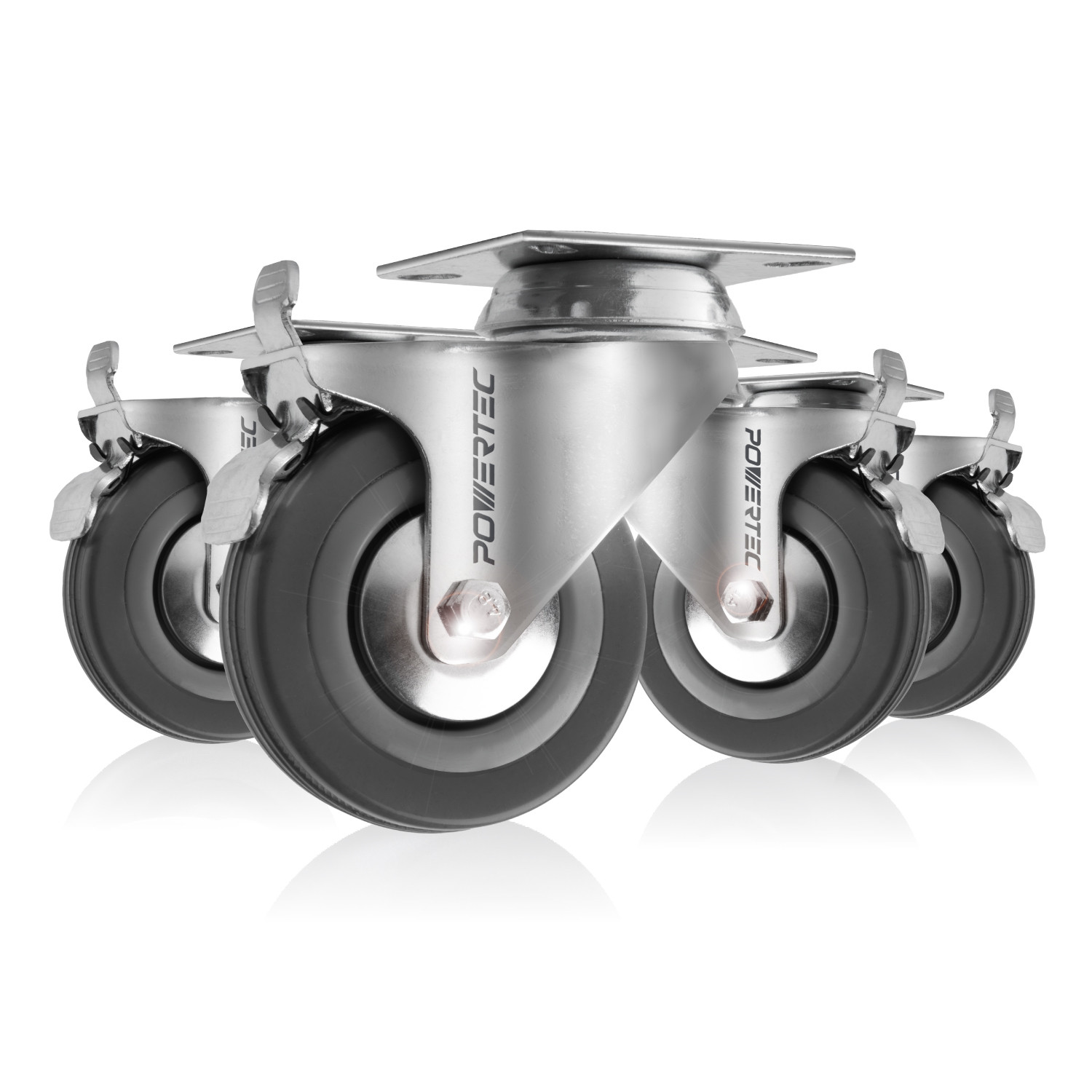 Casters For Heave Duty, WorkBench and Furnitures | POWERTEC