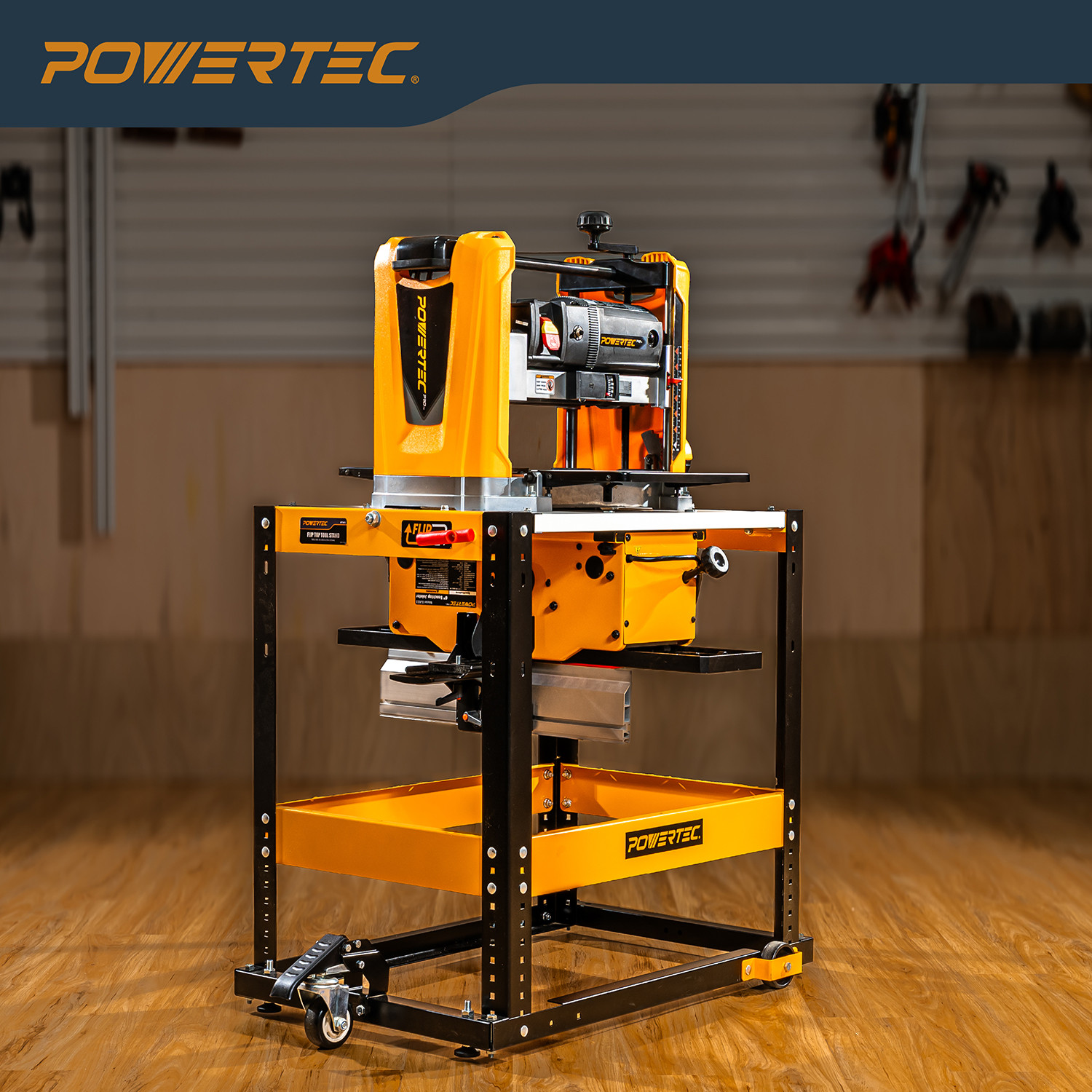 UT1012 Flip Top Tool Stand with Caster Wheels