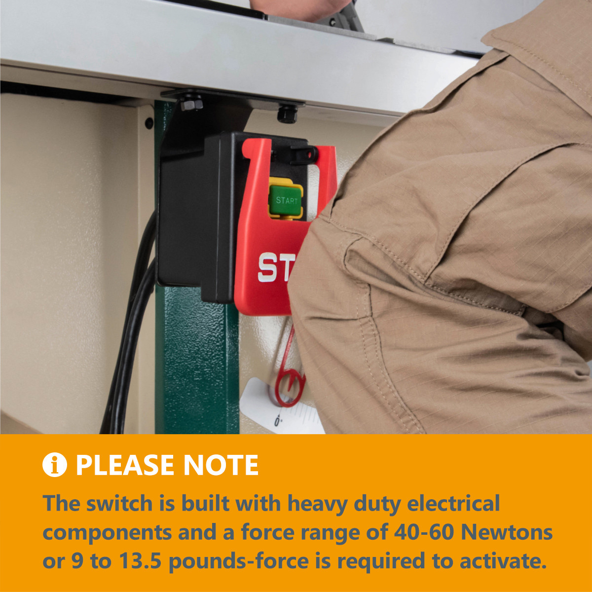 POWERTEC-Table Saw Safety Paddle Switch 110/220 V | POWERTEC Woodwork ...