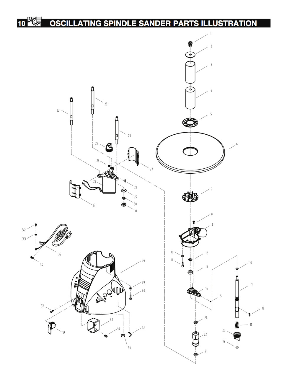 Parts for powertec tools
