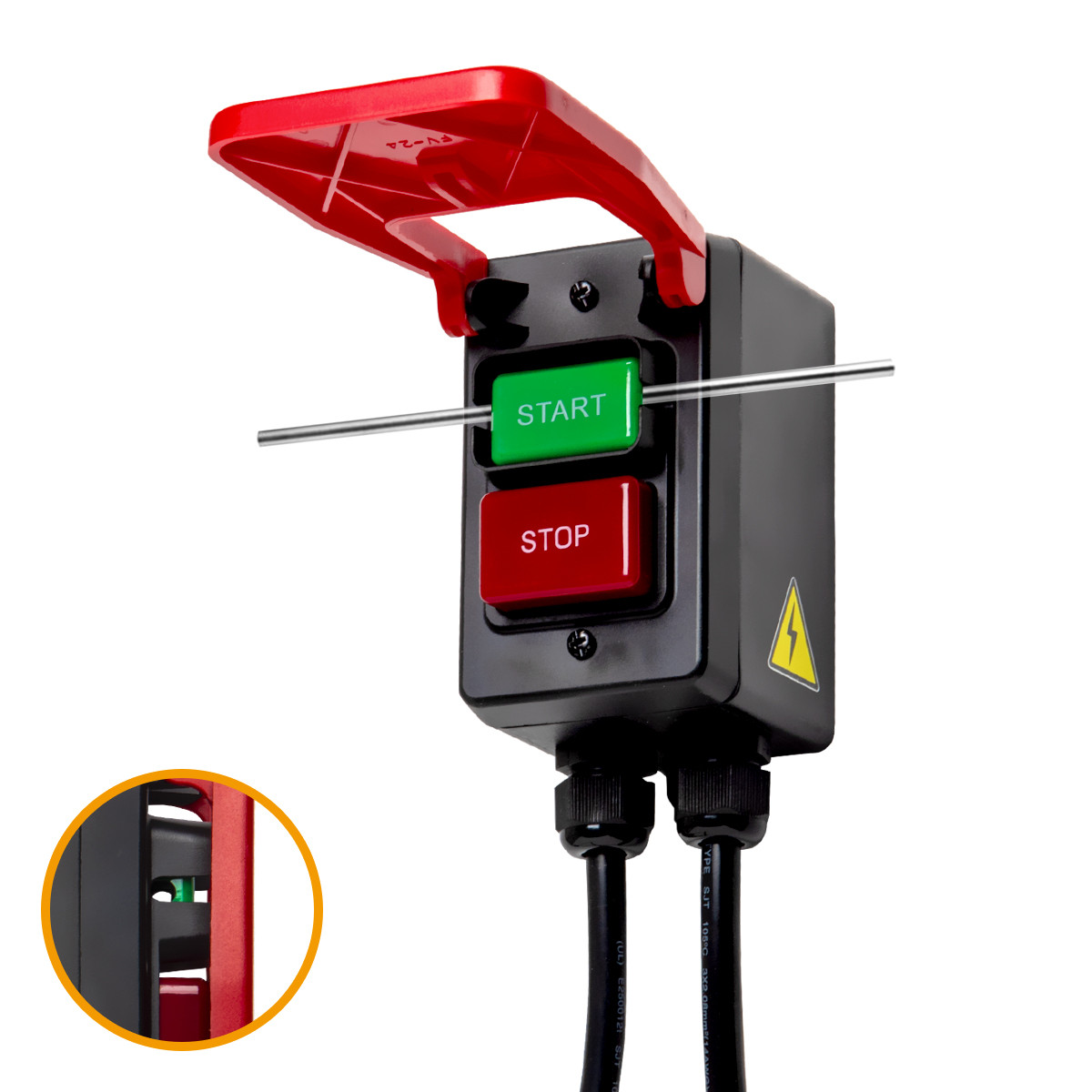 71754 Safety Power Tool Paddle Switch with Heavy Duty Cords