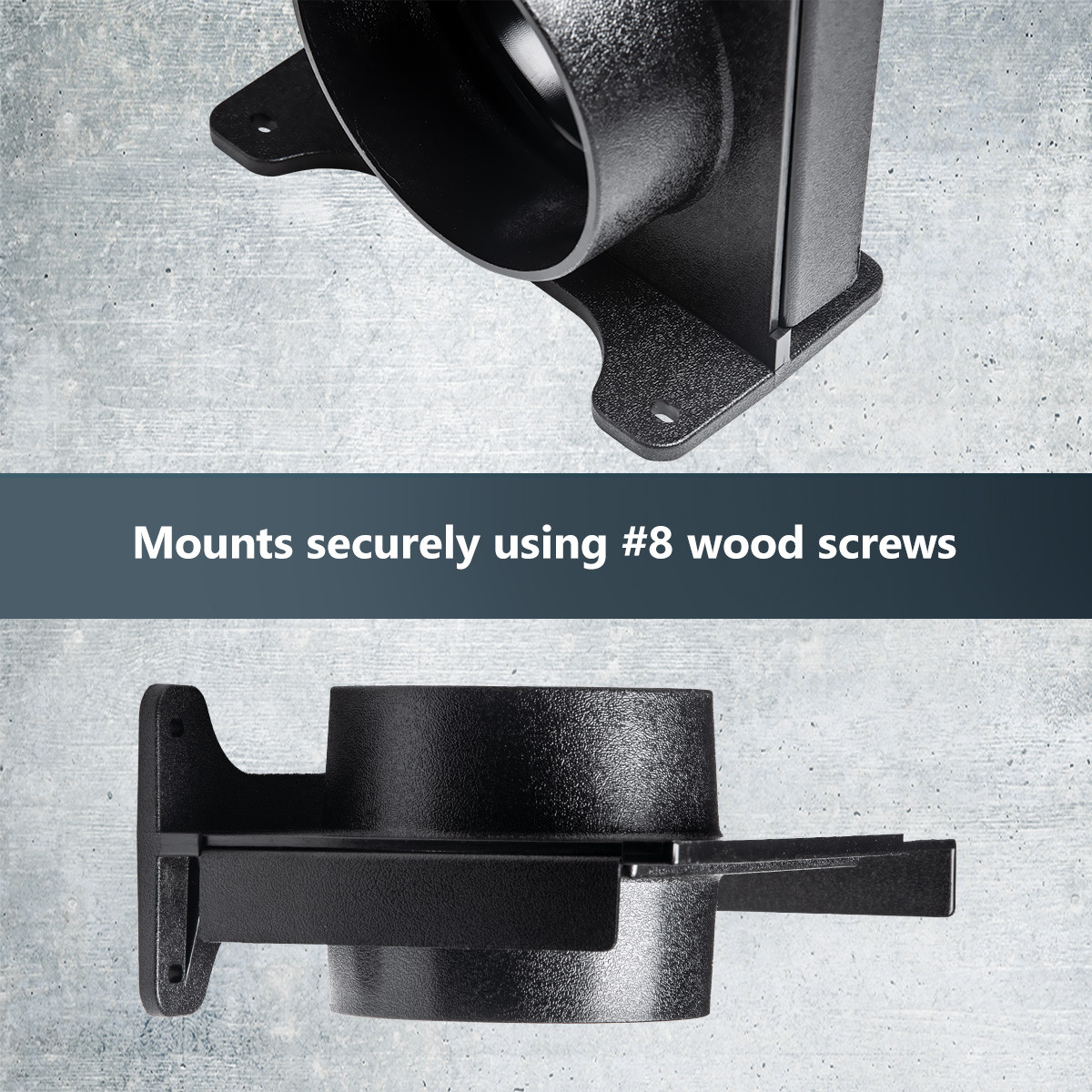 70357 4" Wall Mounting Blast Gate with Bracket, 1 PK - POWERTEC ...