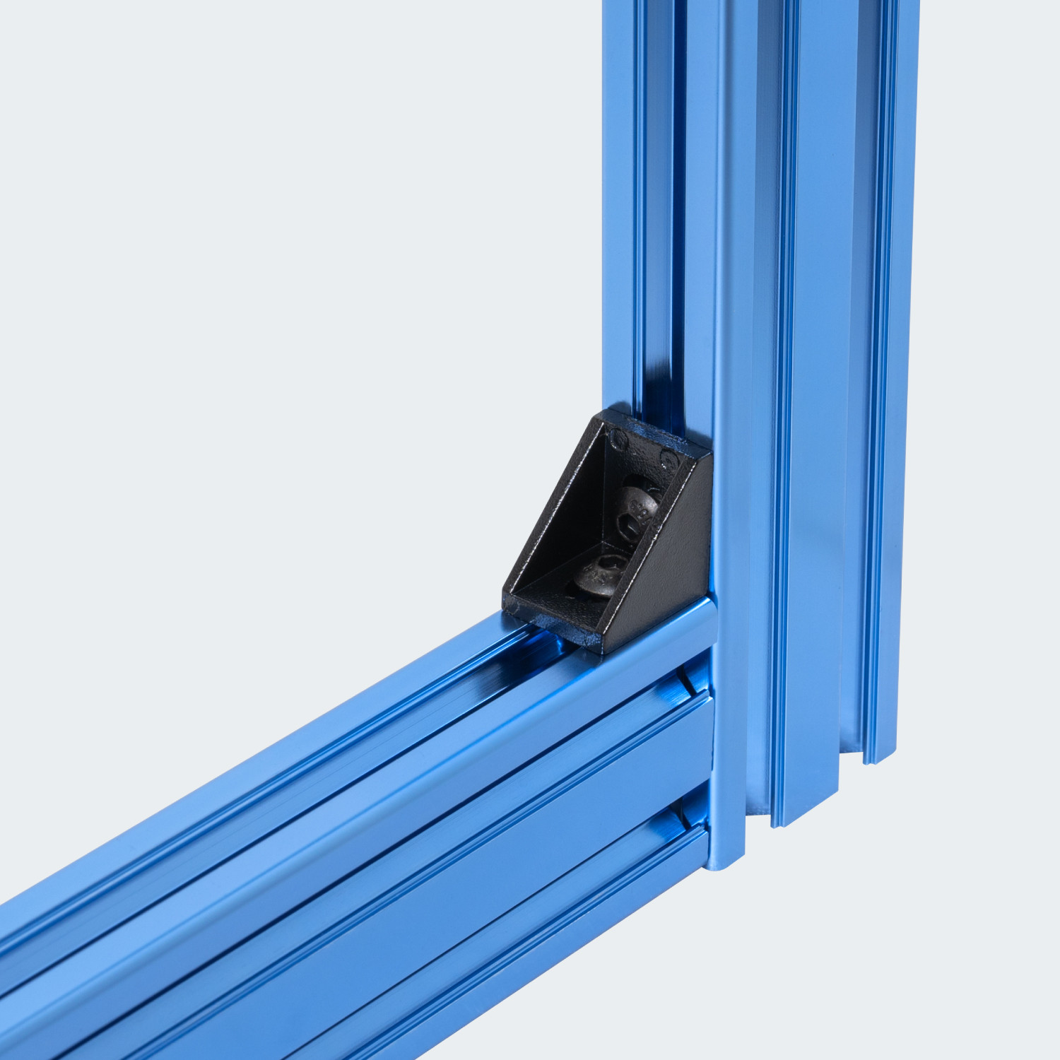 T-Slot Aluminum Extrusion Profile Linear Rail, 2PK -POWERTEC