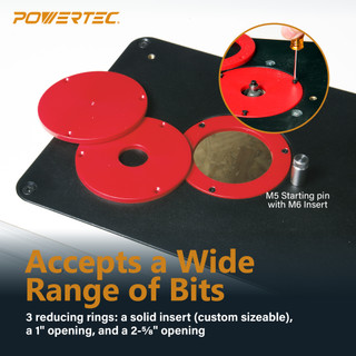 71685 24" x 32" Universal Router Table Top Kit - POWERTEC Woodworking ...