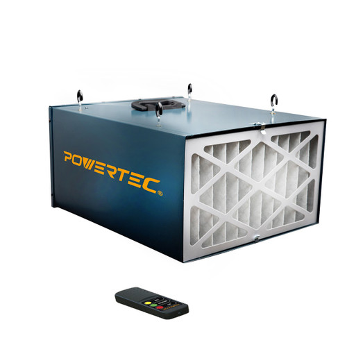Saw Dust Collection Air Filtration System, 300/350/400-CFM | POWERTEC ...