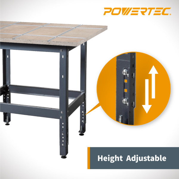 Heavy Duty Stand Up Router Table Stand | 400lb Capacity | POWERTEC ...