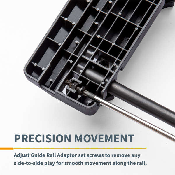 71085 Router Guide Rail Adapter System - POWERTEC woodworking tools ...