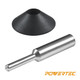71833 Router Base Plate Centering Pin and Cone Set with 1/2" and 1/4 ...